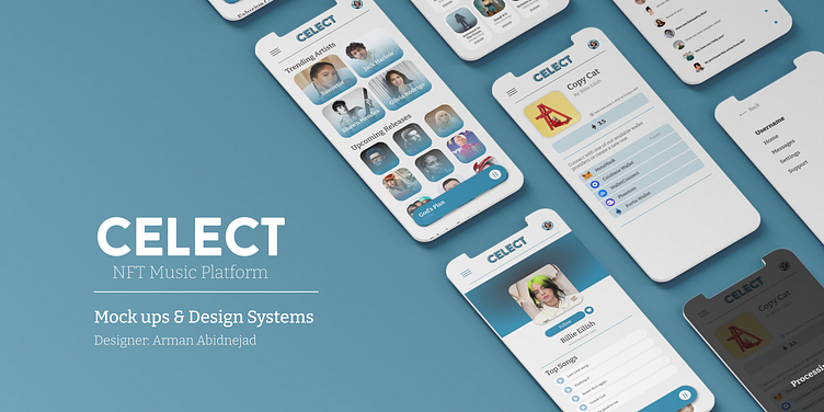App UI Design Mock up by Arman Abidnejd on Dribbble
