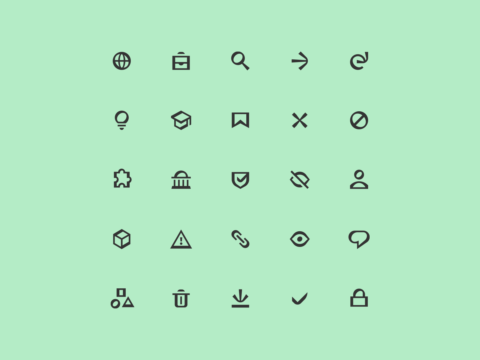Sooth High-Contrast Icon Set by Jay Walter for Gardner Design on Dribbble