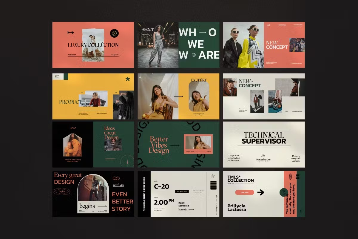 Timeless - New Hype Presentation Template by Klit Vogli on Dribbble