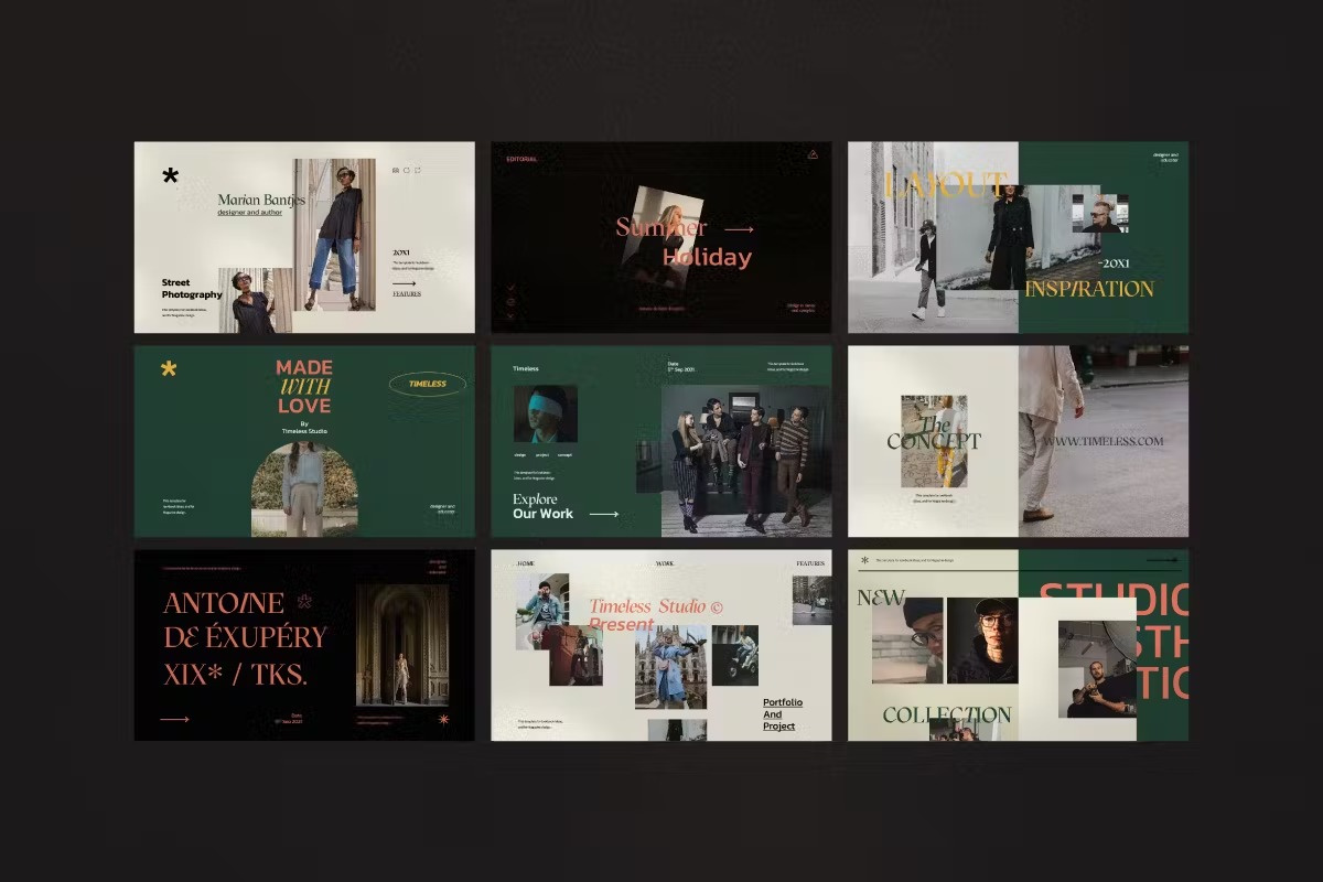 Timeless - New Hype Presentation Template by Klit Vogli on Dribbble