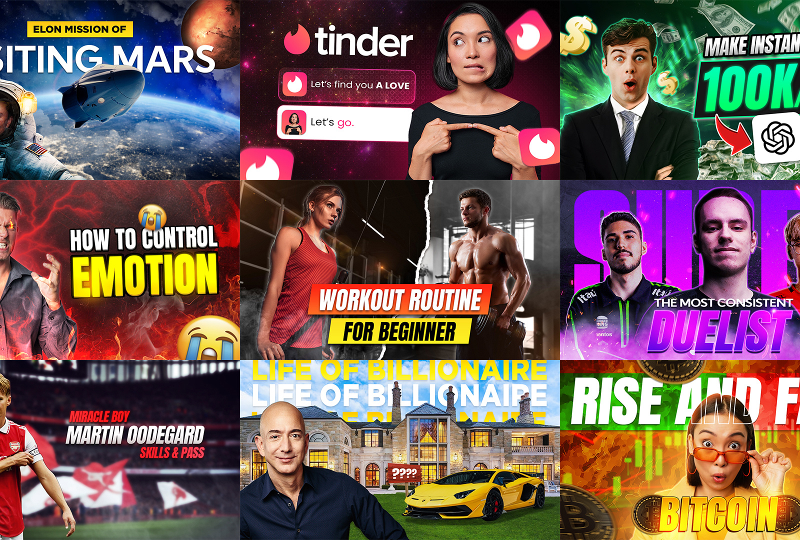 Youtube Thumbnail Portfolio by muhammad taufik on Dribbble