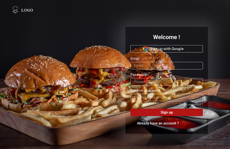 My First project (Resturant Web design) by Malath Aljassem on Dribbble