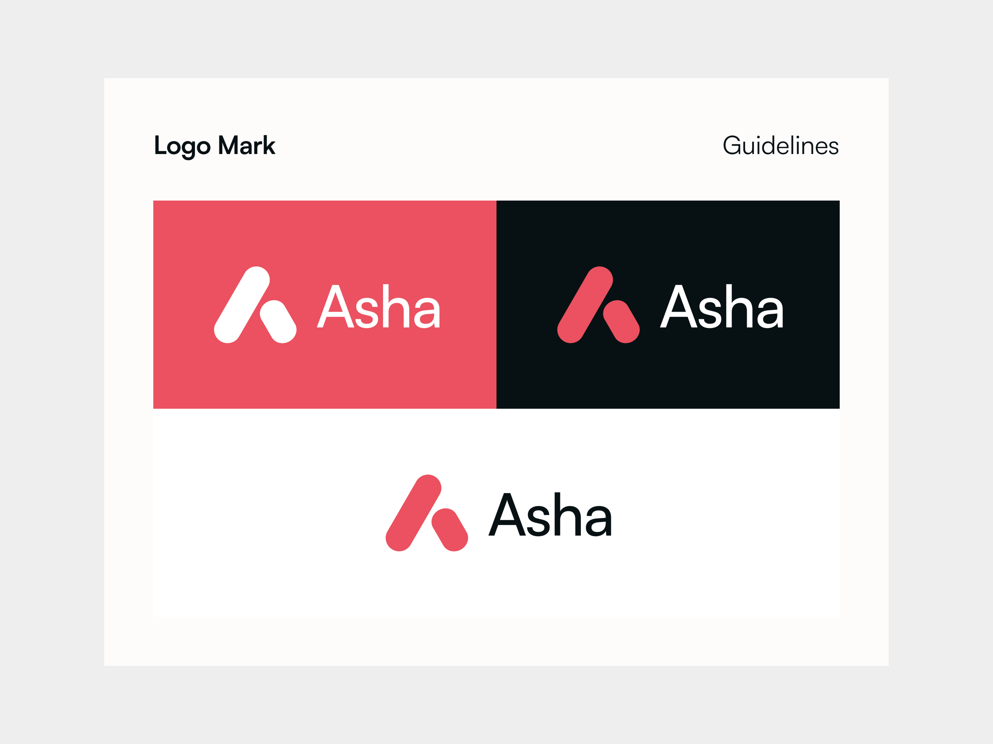 Asha - Brand Guidelines by Dimas Imameza for Matriks Studio on Dribbble
