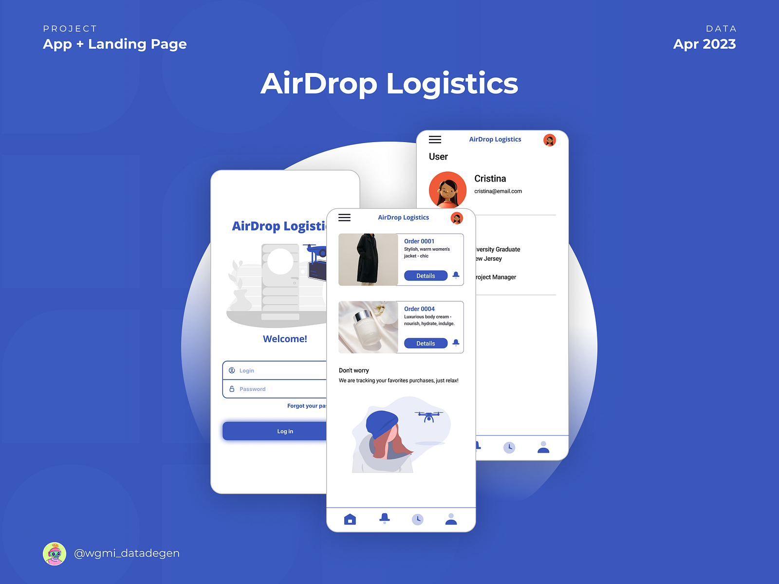 AirDrop Logistics by Patrick Moraes on Dribbble
