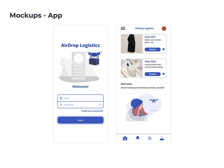 AirDrop Logistics by Patrick Moraes on Dribbble