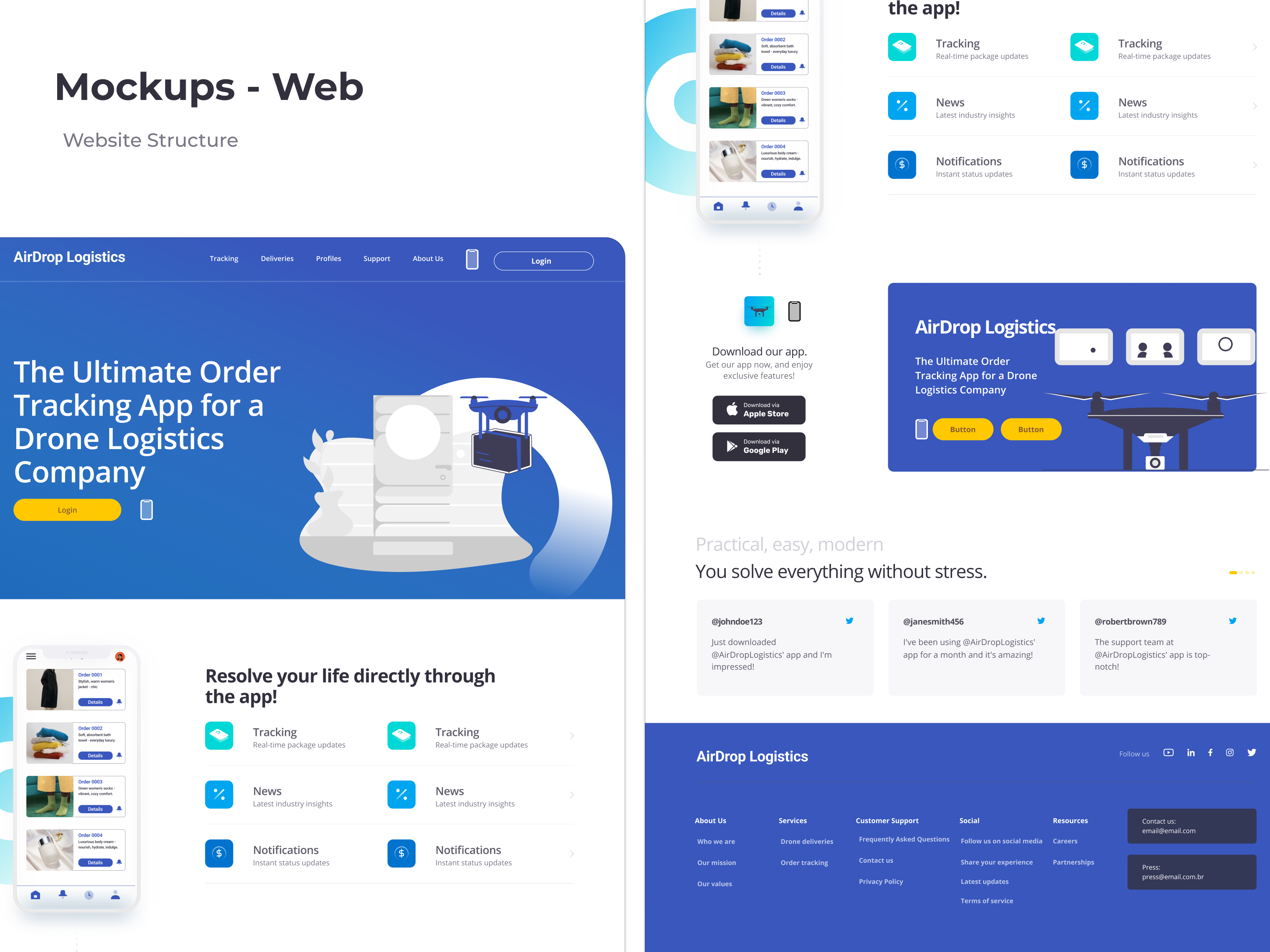 AirDrop Logistics by Patrick Moraes on Dribbble