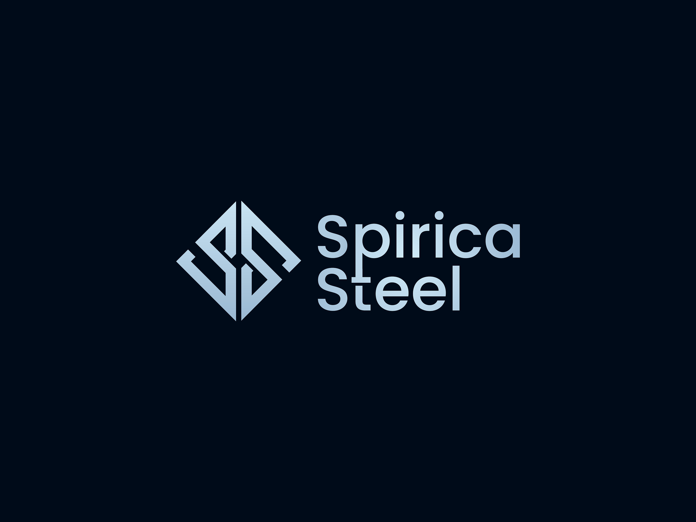Modern, Minimalistic Spirica Steel Logo Design by Prem Krishna Das on Dribbble