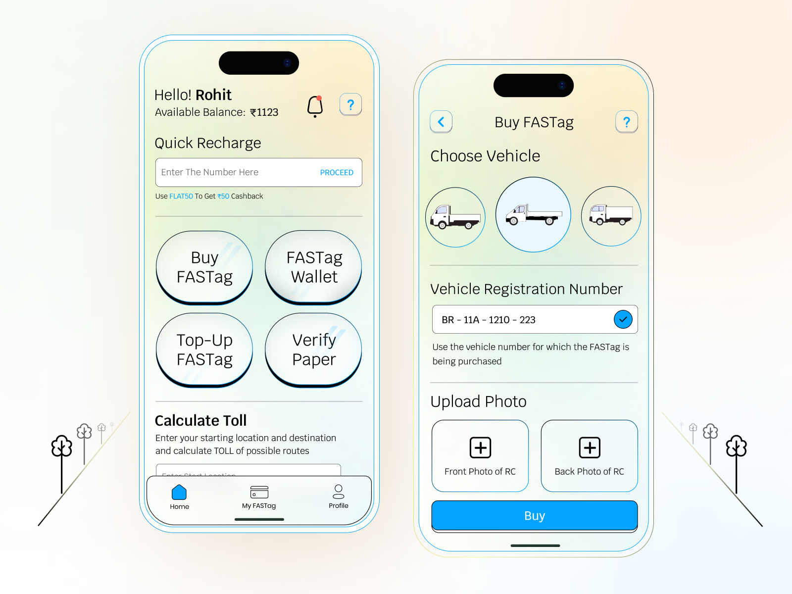 FasTag Mobile App by TecOrb Technologies ™ on Dribbble
