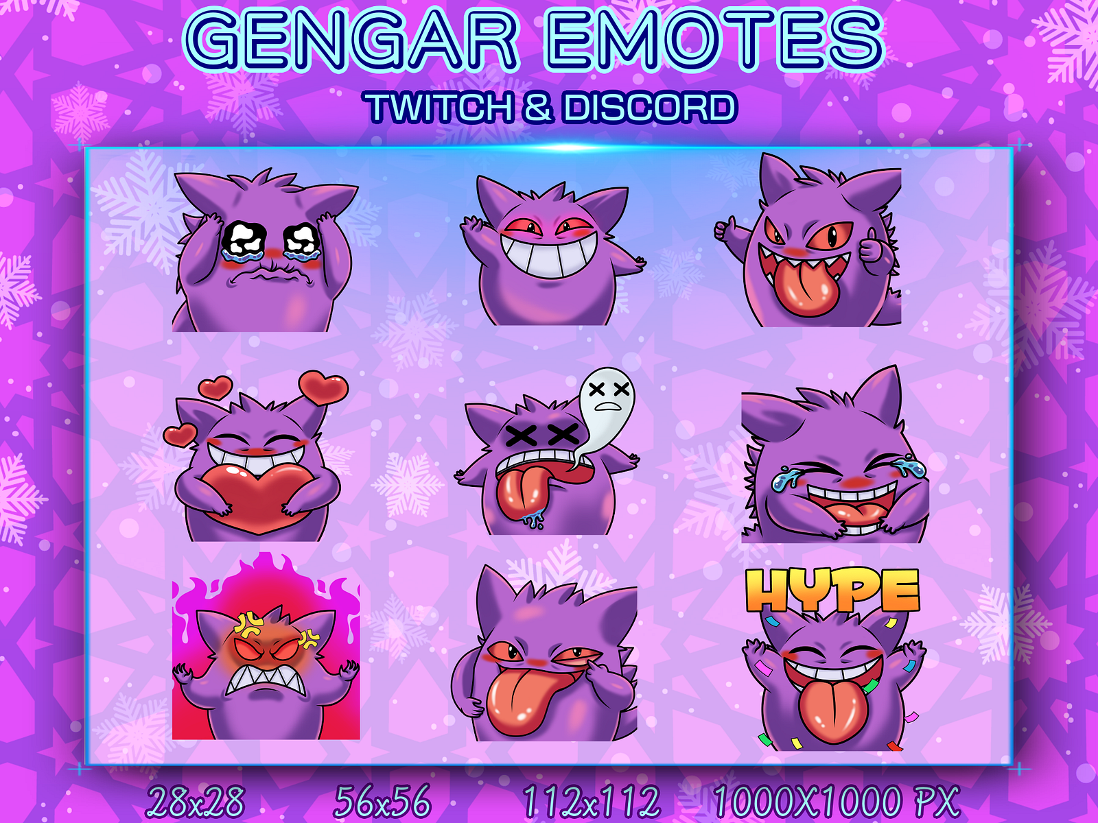 GENGAR EMOTES by Buyung Saputro on Dribbble