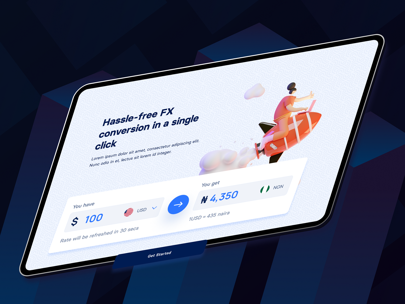 Kandy - FX conversion solution by Opeyemi Ajagbe on Dribbble