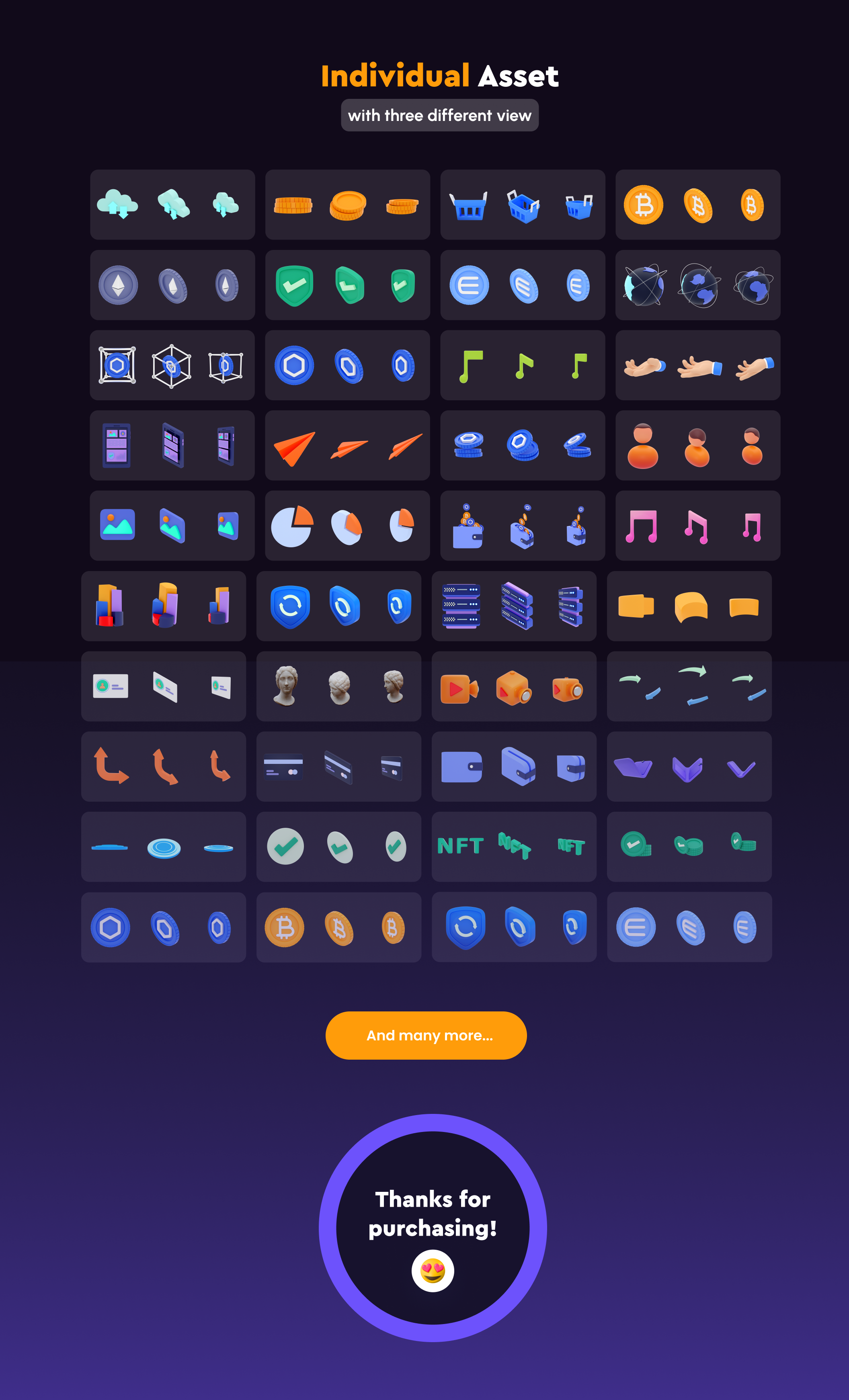 Crypto Currency 3D compositions and Icon Set by Design Monks - UX UI | Web Design | Web & Mobile ...
