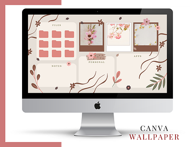 Beige Modern Organizer Desktop Wallpaper by Kate Putnam on Dribbble