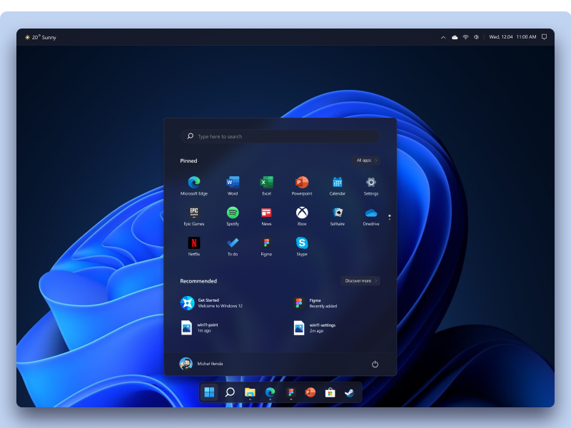 Windows 11 Redesign [Concept] by Michał Iłenda on Dribbble