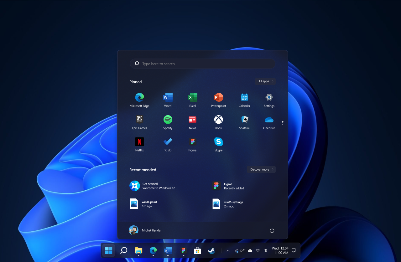 Windows 11 Redesign [Concept] by Michał Iłenda on Dribbble