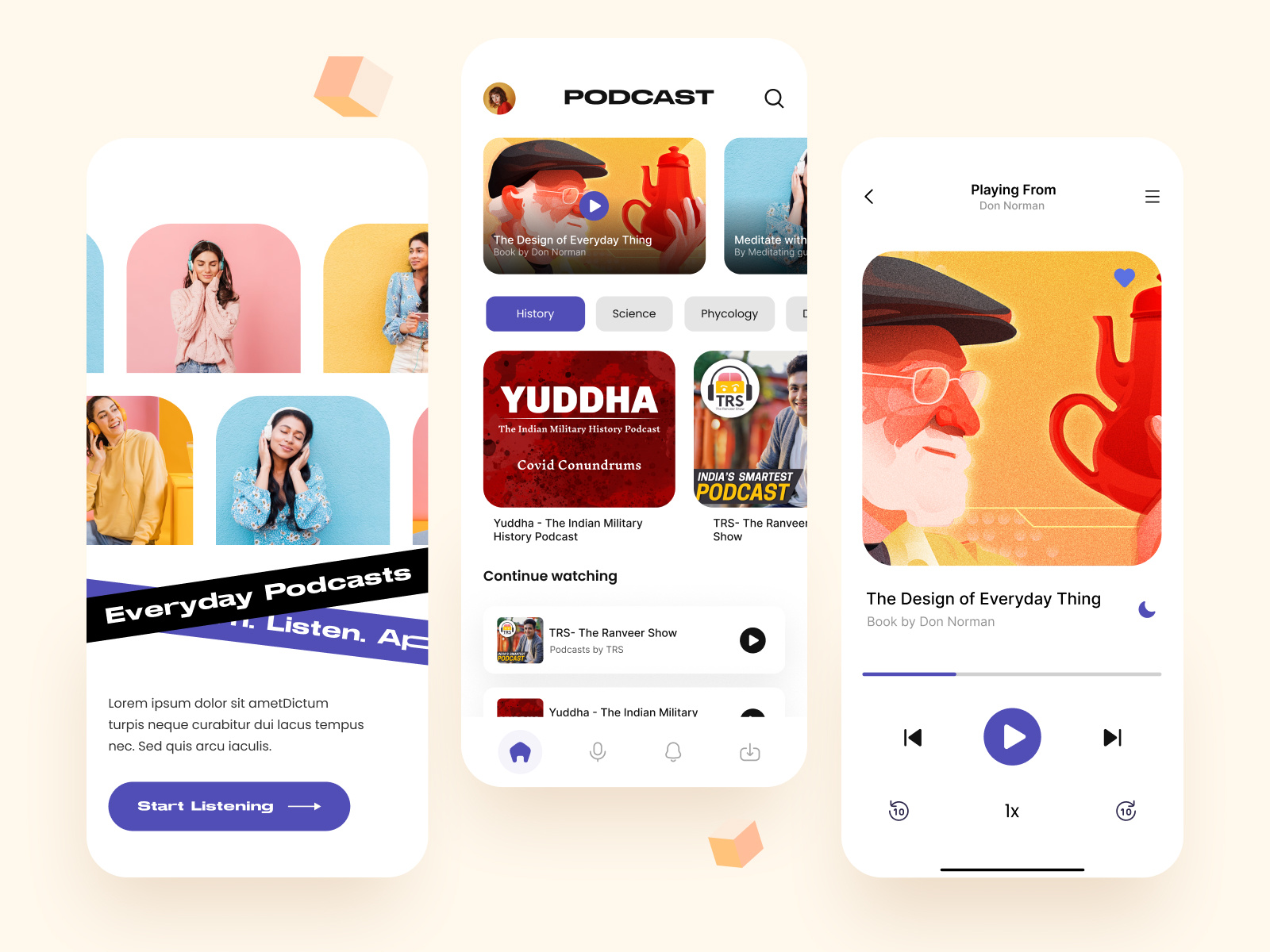 Podcast App Design by Codzgarage Infotech Pvt Ltd on Dribbble