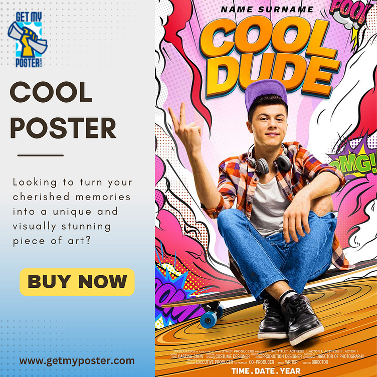 Cool Custom Posters by Get My Poster on Dribbble