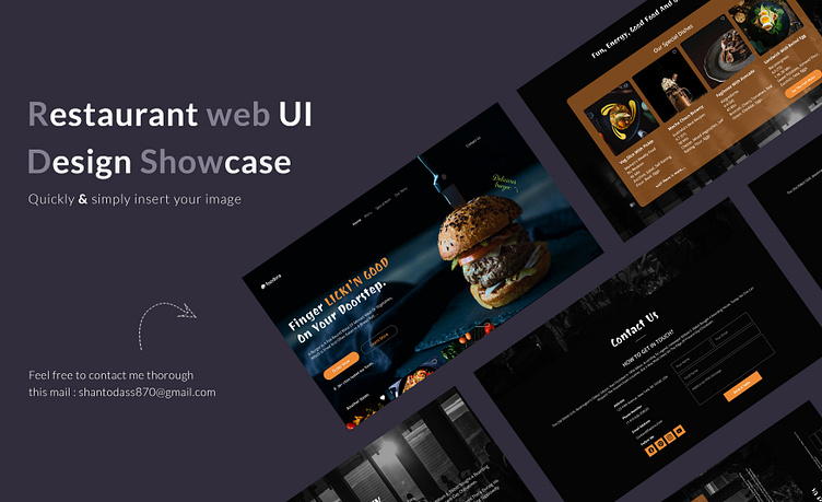 Restaurant UI Design. by Shanto.Grafix on Dribbble