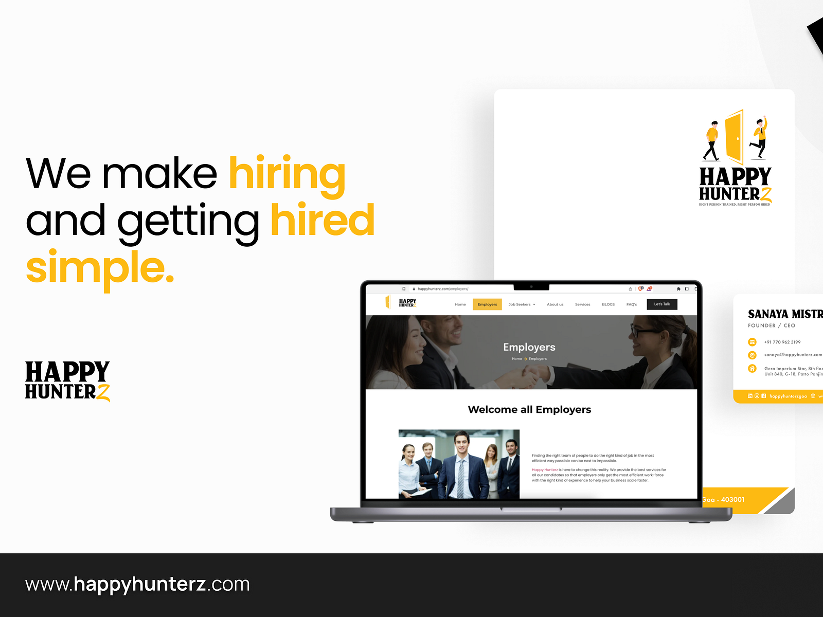 Happy Hunterz - Brand Identity by Travis Saldanha on Dribbble