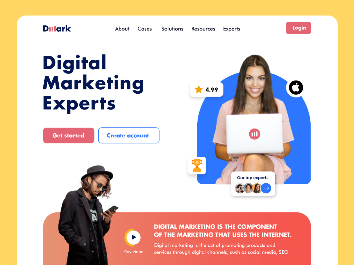 Dmark UI design. by NUR (UX, UI, Brand & More) on Dribbble