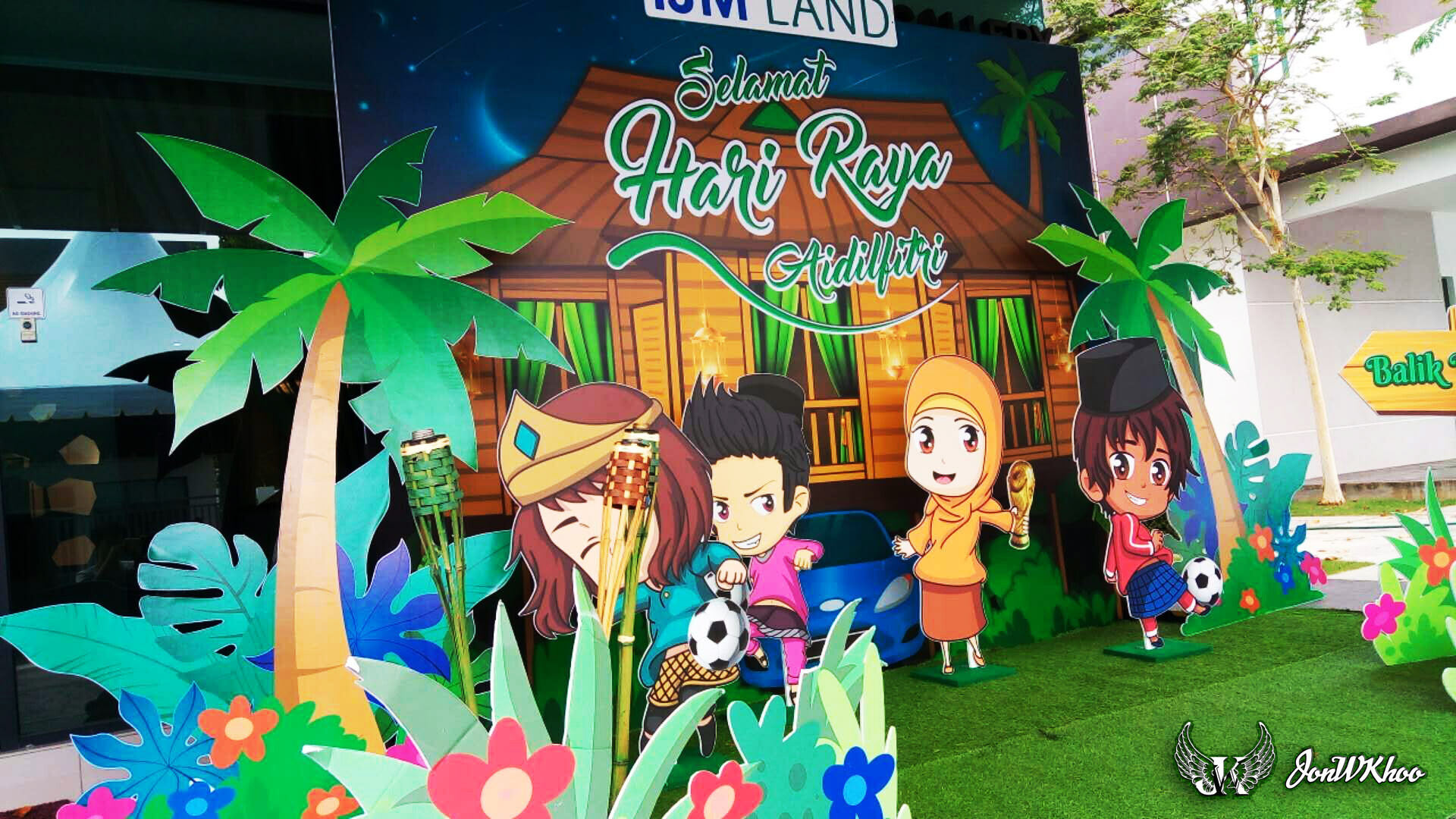Hari Raya Fifa World 2018 | Festive Backdrop by JonWKhoo on Dribbble