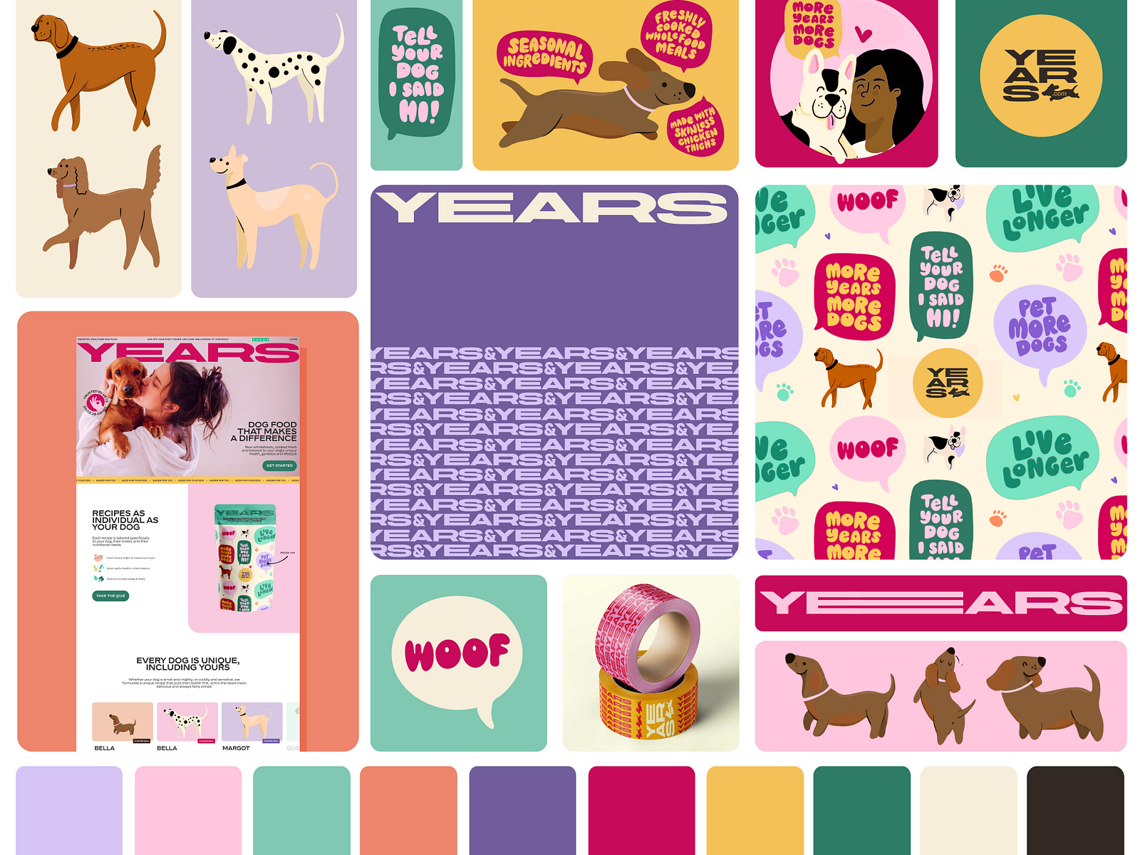 Years Visual Identity by Jess Bright on Dribbble