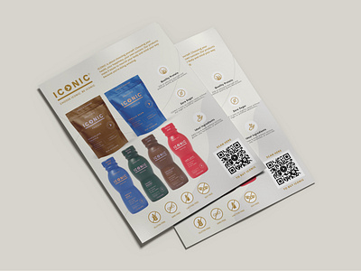 Protein Drink Flyer Design by DarkRoastCo on Dribbble