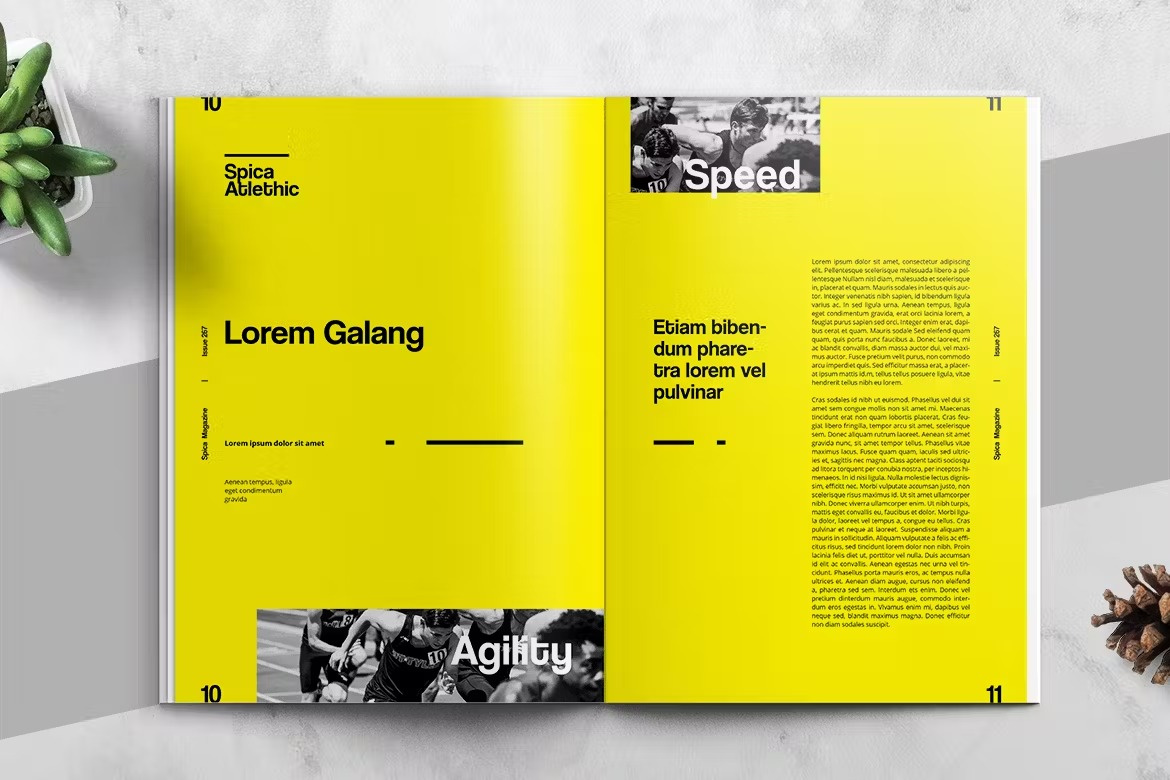 Art and Exhibition Magazine Editorial Template by Deck Genius on Dribbble
