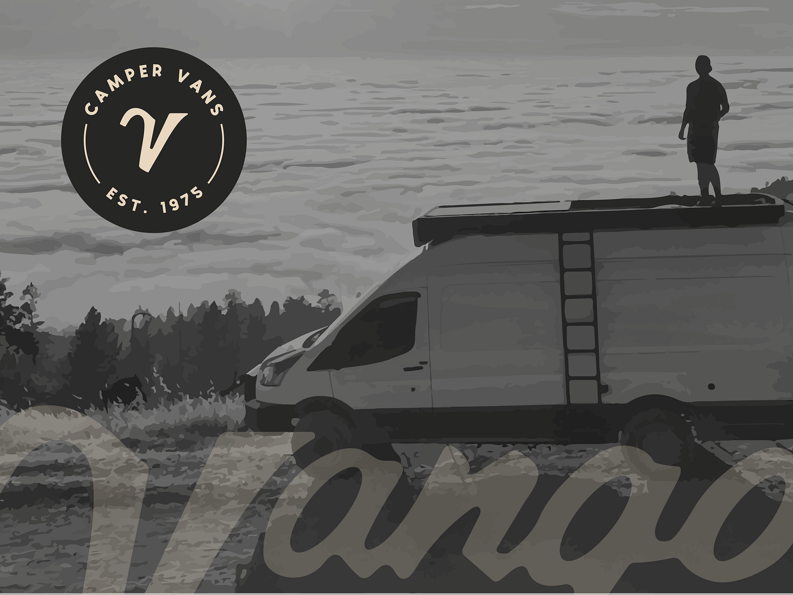 Vango - Camper Van Rental Logo Mark & Logo Type by Emily Backus Wilson ...