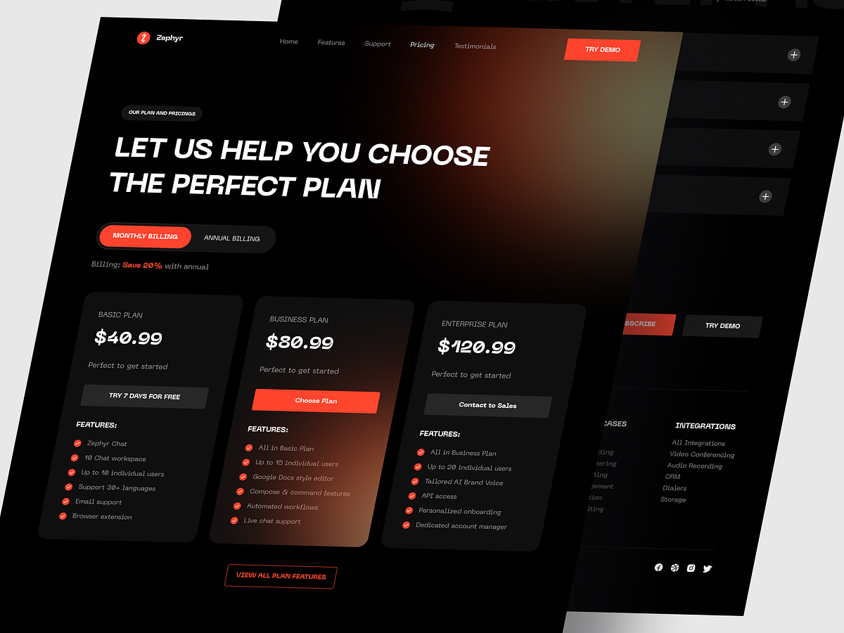 Browse thousands of Pricing Page images for design inspiration | Dribbble