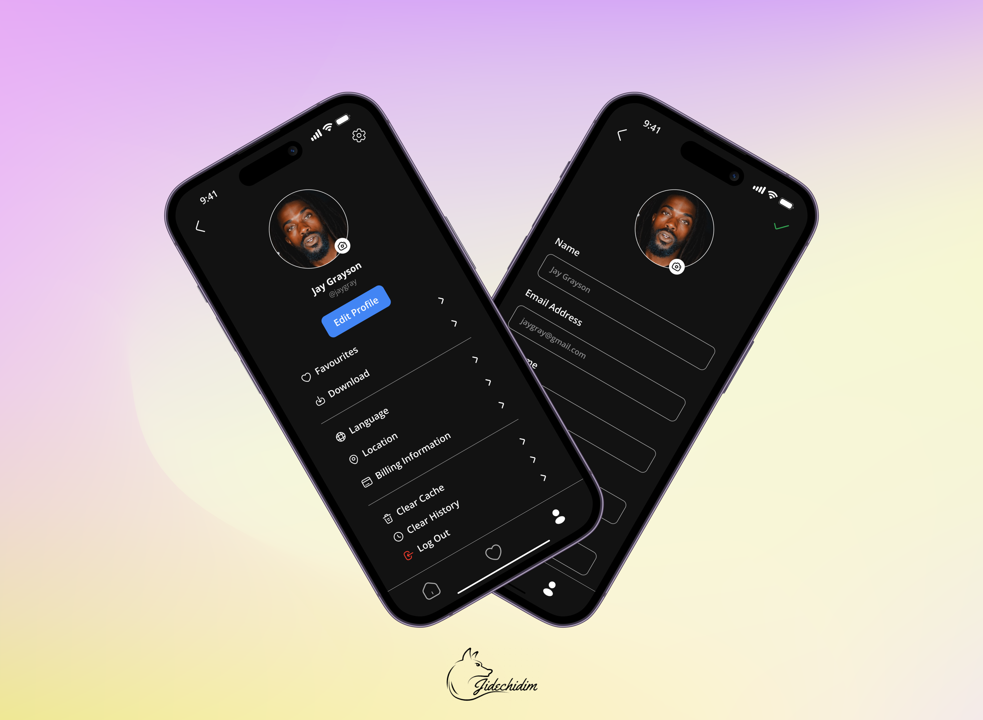 User Profile Setting Design. Day 007 of Daily UI Challenge by Jidechi ...