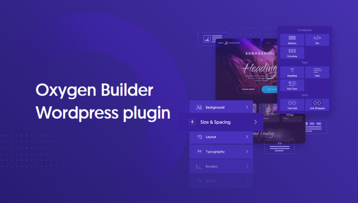 Oxygen Builder | The Ultimate Visual Site Builder WordPress plug by Free Flowz on Dribbble