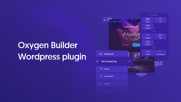 Oxygen Builder | The Ultimate Visual Site Builder WordPress plug by Free Flowz on Dribbble
