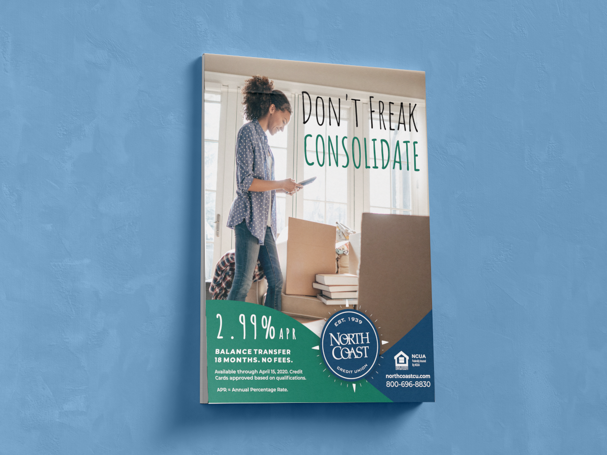 Credit Union Promotional Flyer by Jasmine DeField on Dribbble