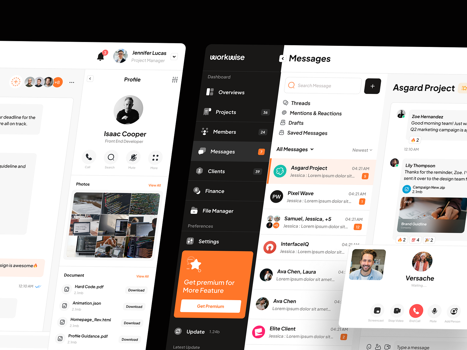 workwise : Message Dashboard by SlabPixel Designer for SlabPixel on ...