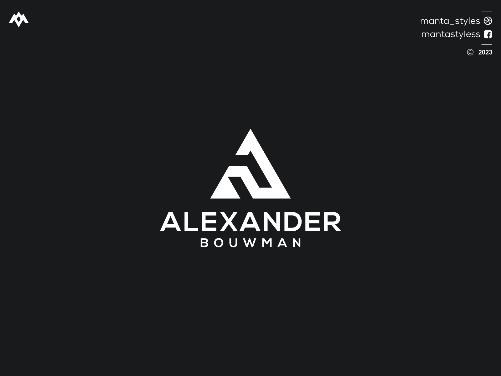 ALEXANDER BOUMAN by Manta_styles on Dribbble