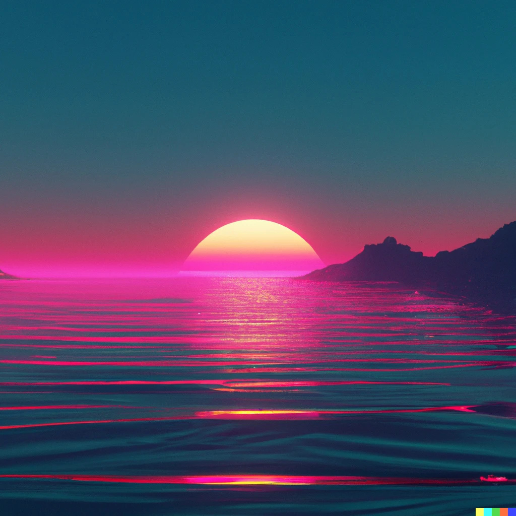 Synth Sea | AI Generated by Aniz Bin Nowshad on Dribbble