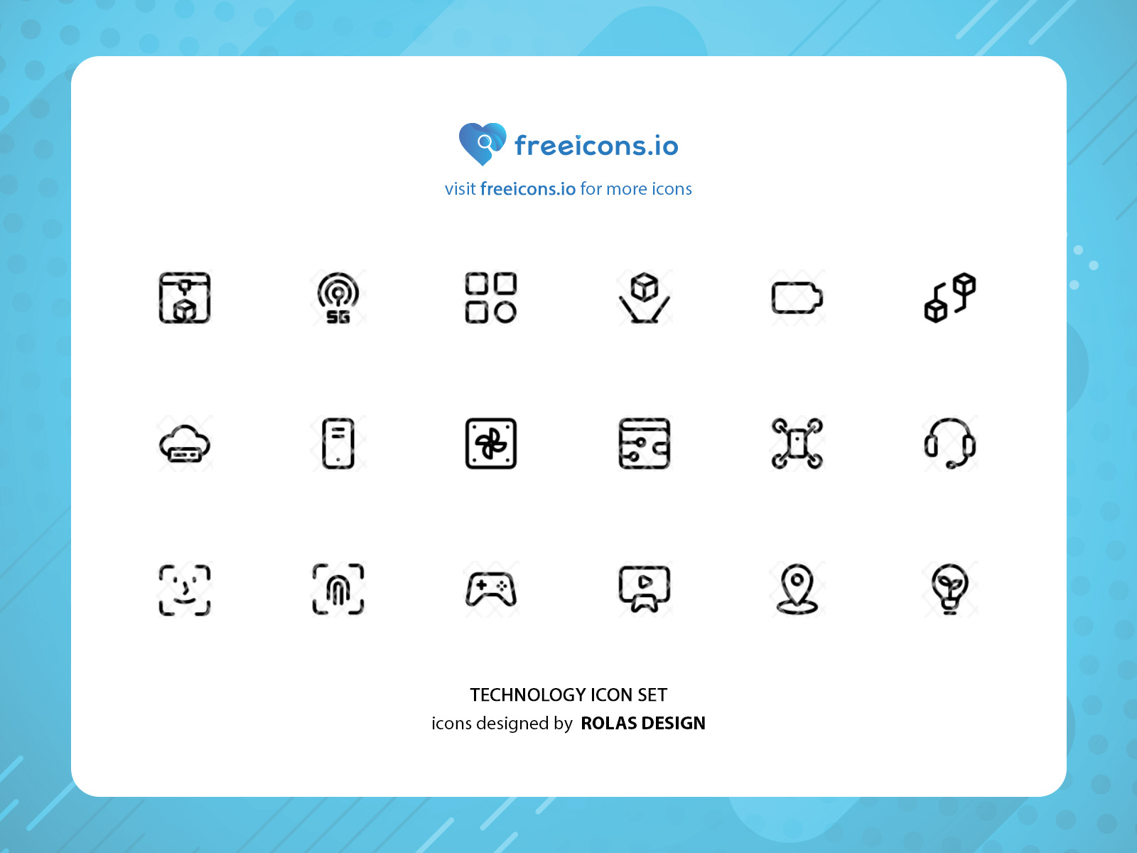 TECHNOLOGY ICON SET by freeicons on Dribbble