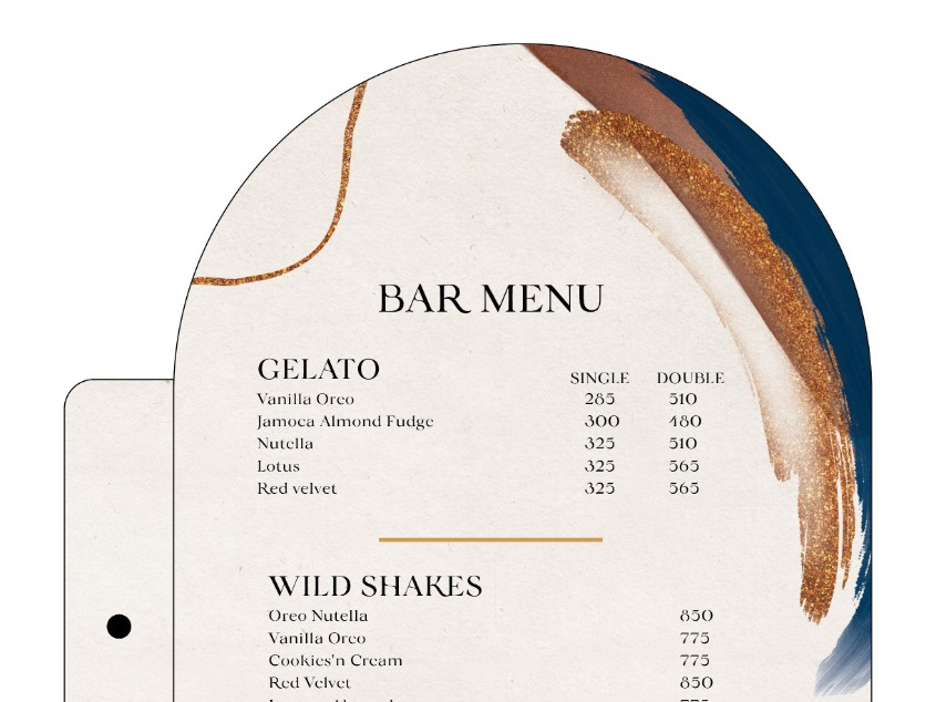 Bar Menu by Hajira Haider on Dribbble