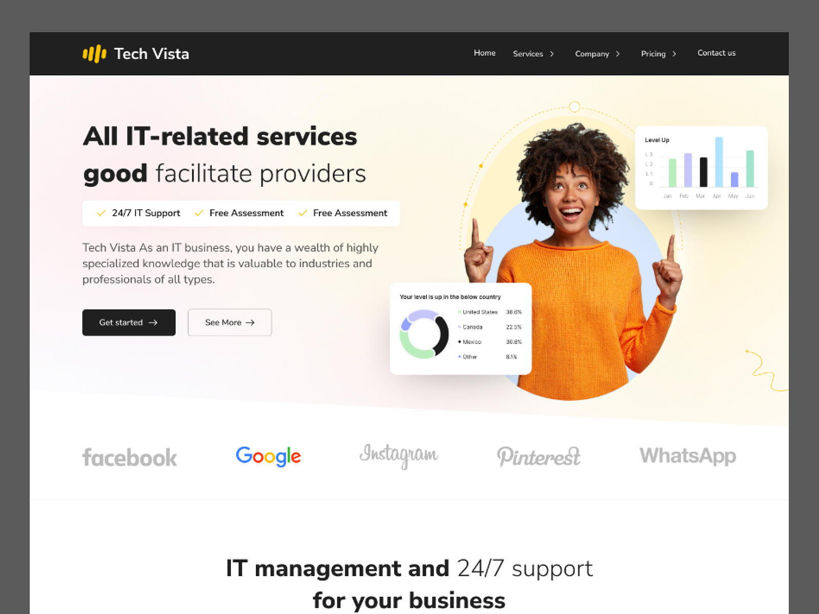 Tech Vista by Frontend Army on Dribbble