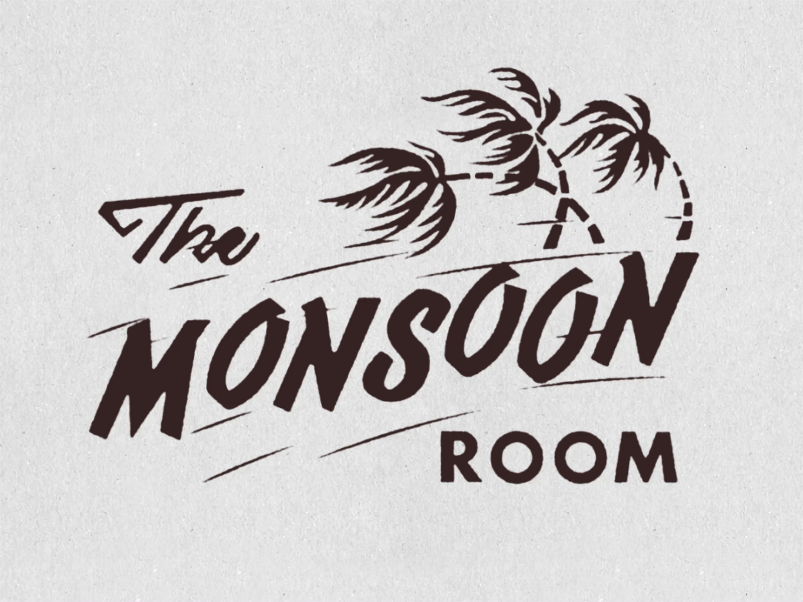 The Monsoon Room - Tiki Bar Logo Animation by Bradley Conners on Dribbble