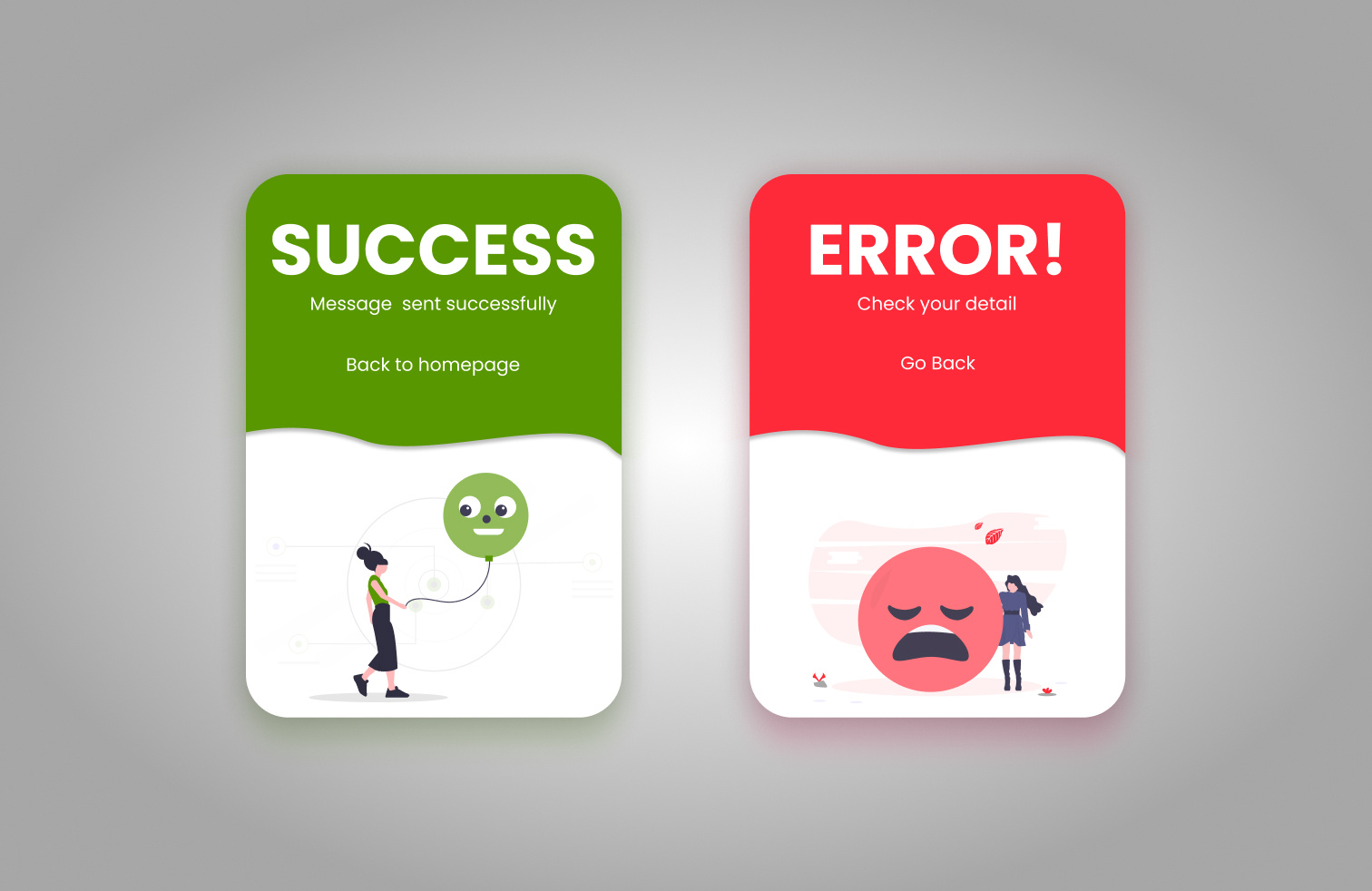 Flash Messages #dailyui #011 by Prem sahu on Dribbble Flash Messages #dailyui #011 by Prem sahu on Dribbble
