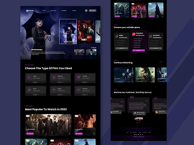 Movie Rental Website By Yash Korat On Dribbble