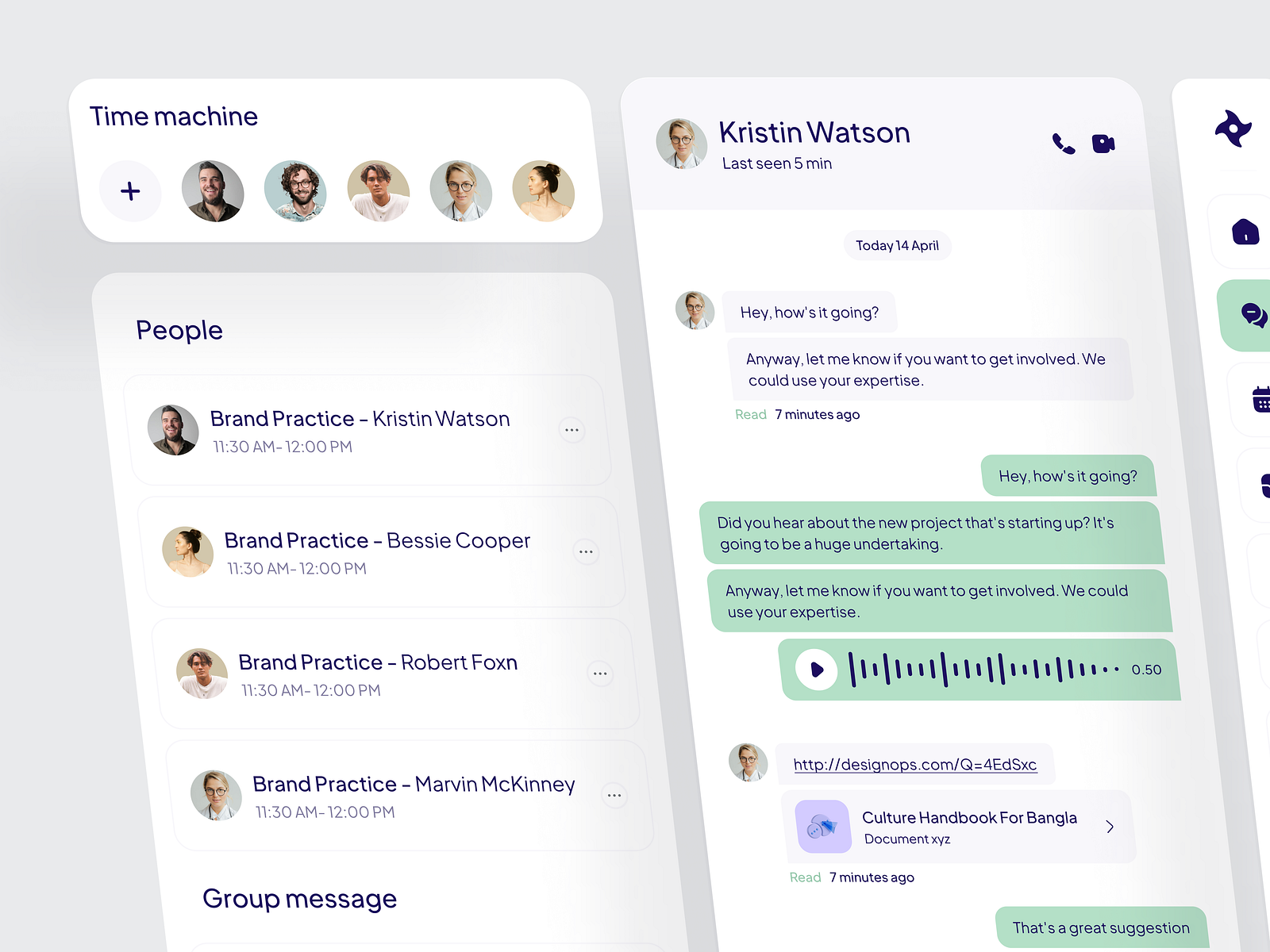 Business communication tools (Story, group, chat, conversation) by ...