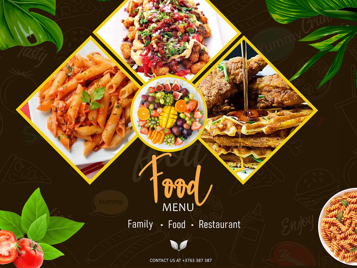 Food Banner by Kamini Saini on Dribbble