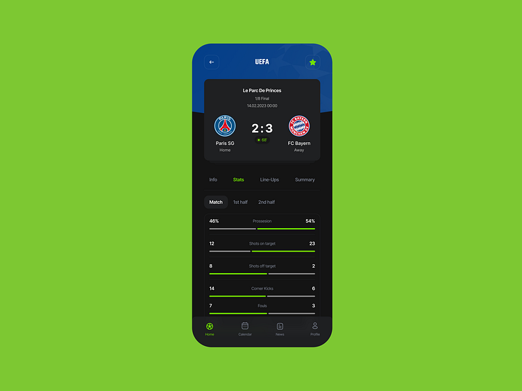 Livescore App - Dark Mode by George Chichua on Dribbble