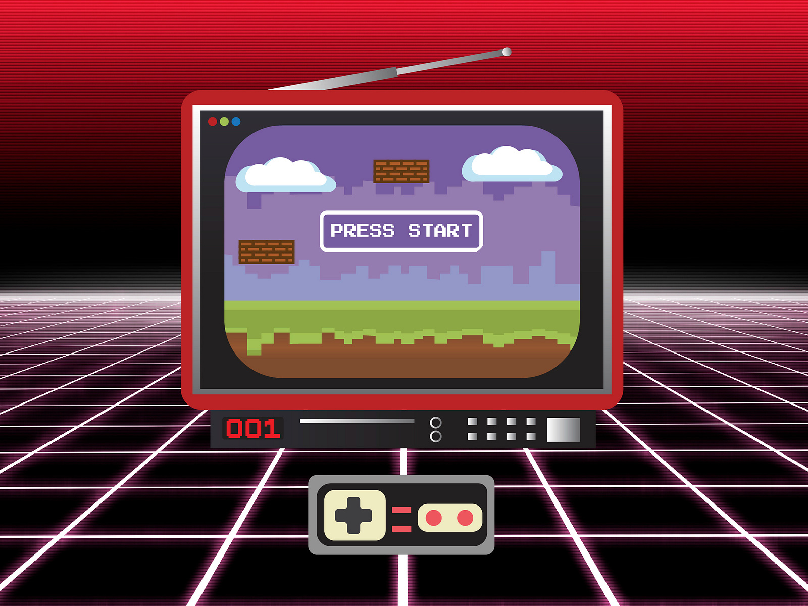 the platform runner '86 by Rotoscopula on Dribbble
