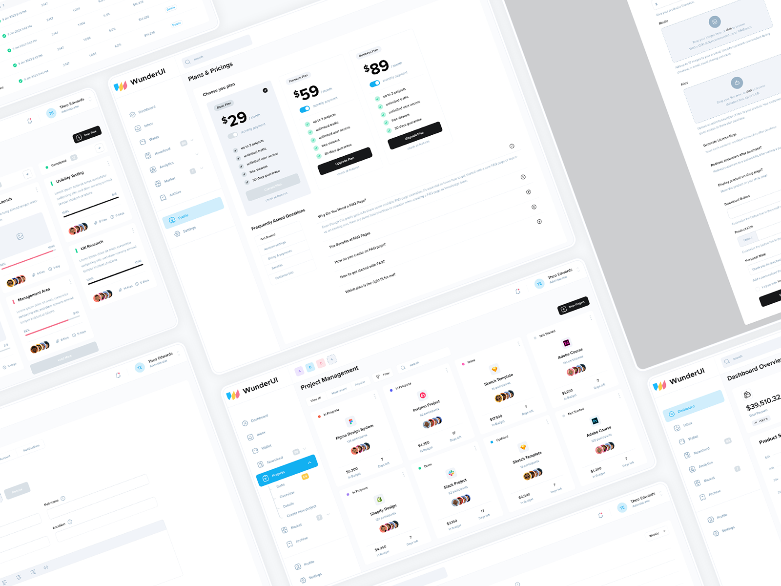 Dashboard Builder by KL-Webmedia on Dribbble