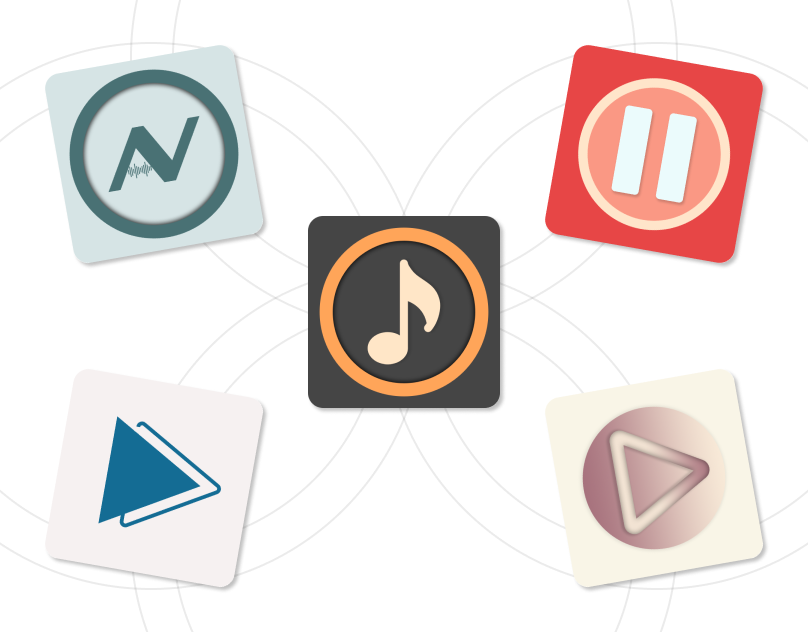 Video Player App Icon designs, themes, templates and downloadable ...