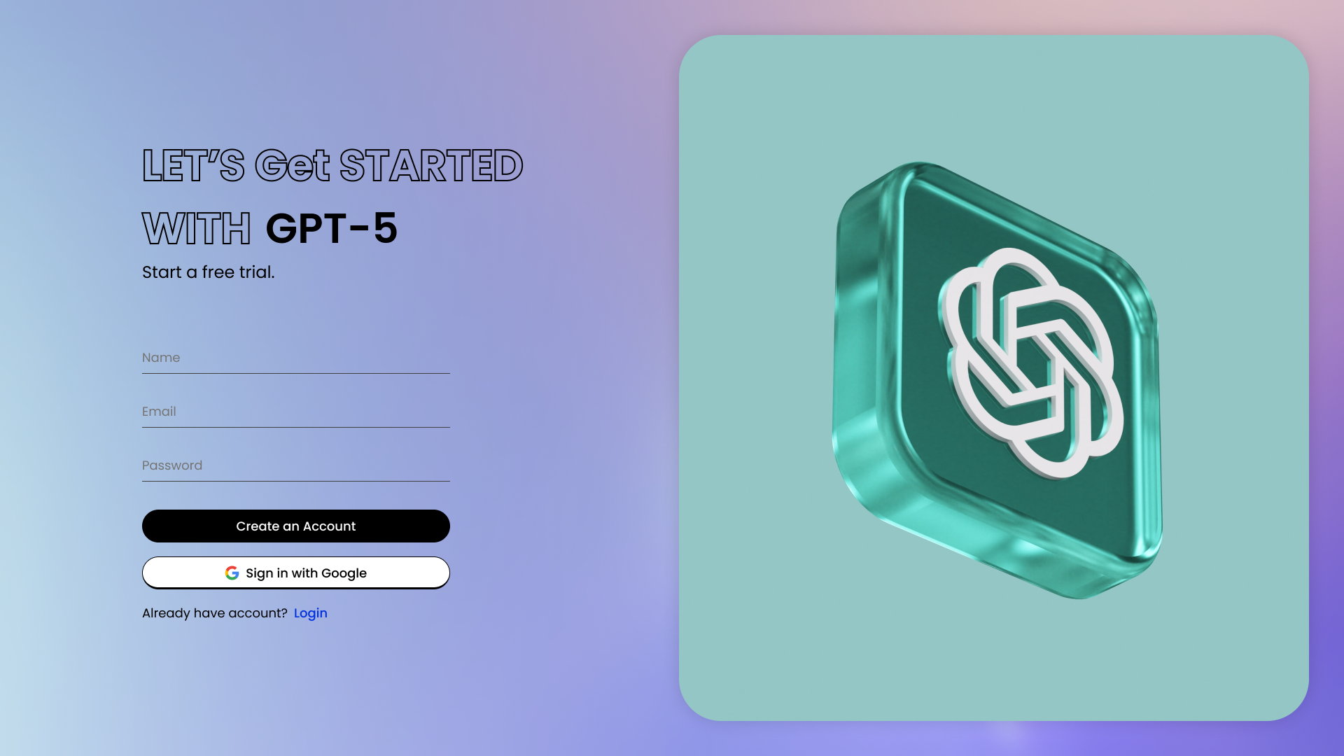 Welcome to Chat GPT-5 by Arman Shaikh on Dribbble