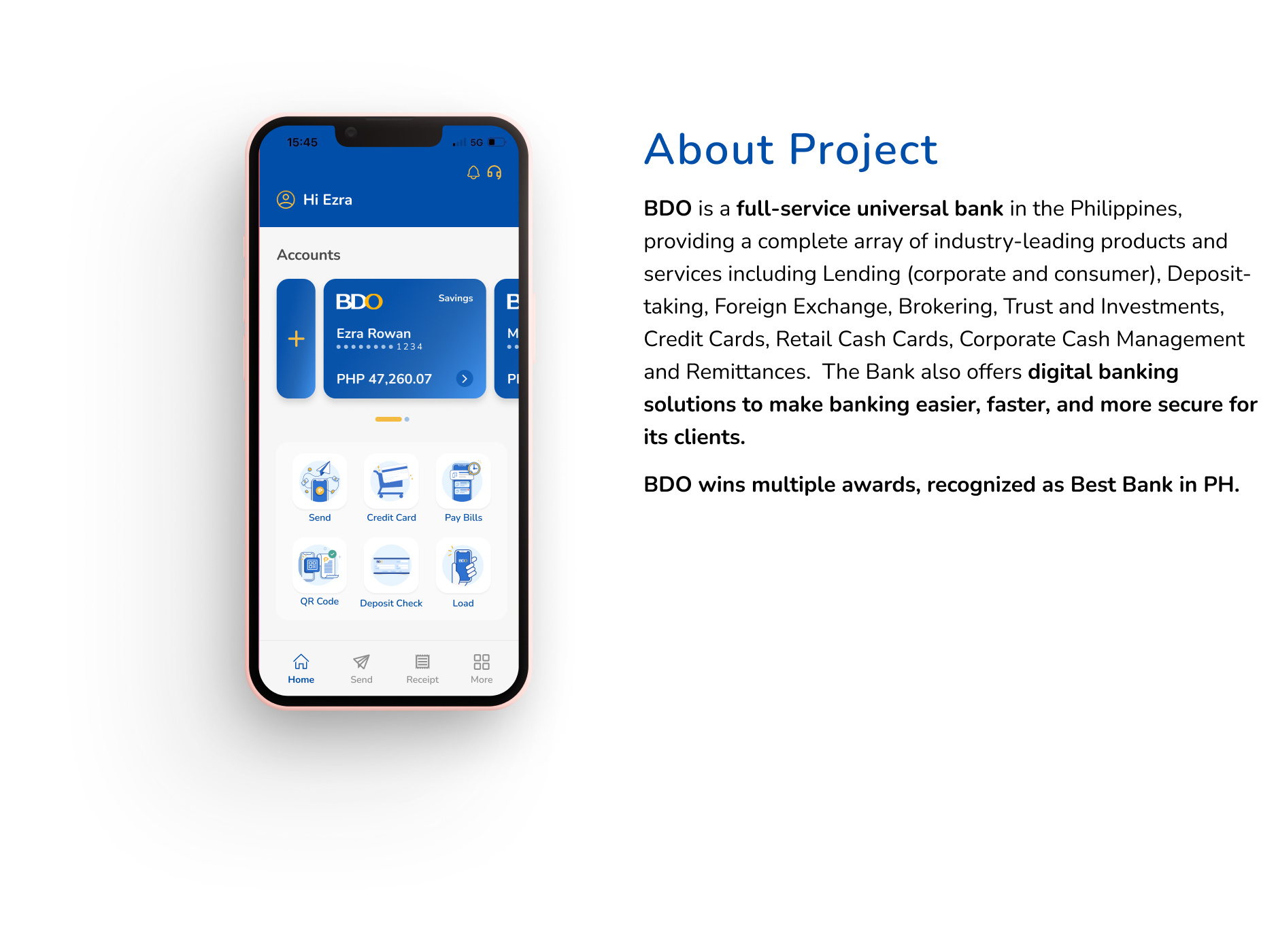 Case Study: Redesign BDO Mobile Banking App by Mich Alvior on Dribbble